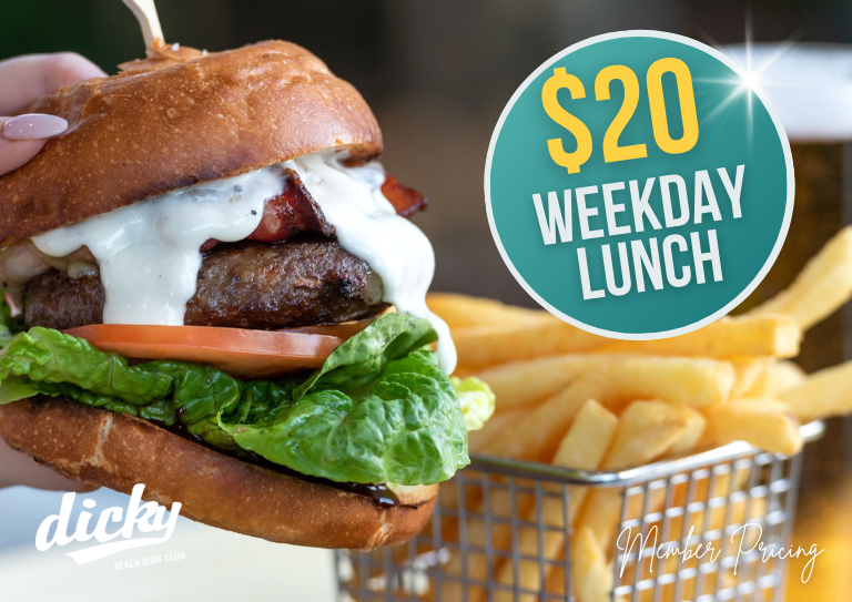 Weekday Lunch Specials – Dicky Beach Surf Club