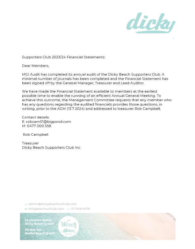 About Us – Dicky Beach Surf Club